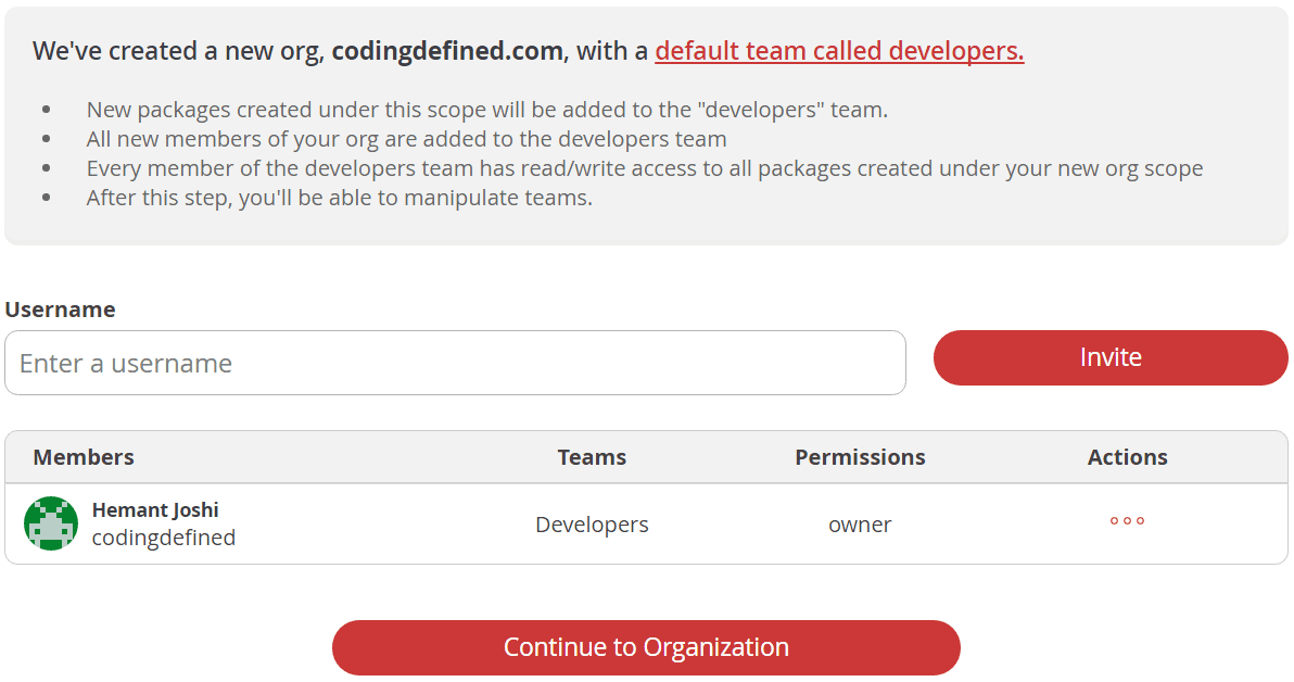 Getting started with free npm Orgs - Coding Defined Getting started with free npm Orgs - Coding Defined