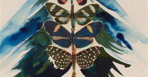 Seduced by the New...: Salvador Dali "christmas Tree of Butterflies' c.1959