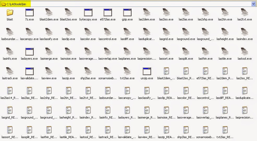 Cartografía Digital: LASTools: manejando datos LIDAR.
