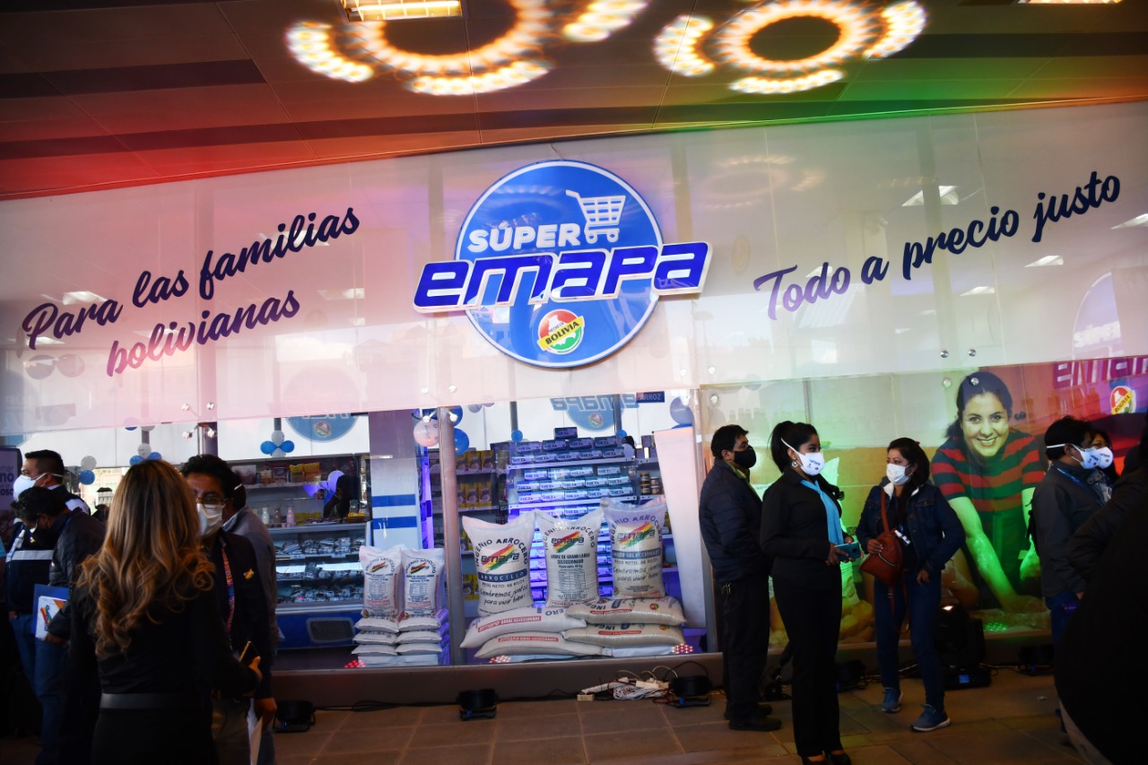 Gobierno inaugura nueva sucursal de Súper Emapa en El Alto | Empresas ...