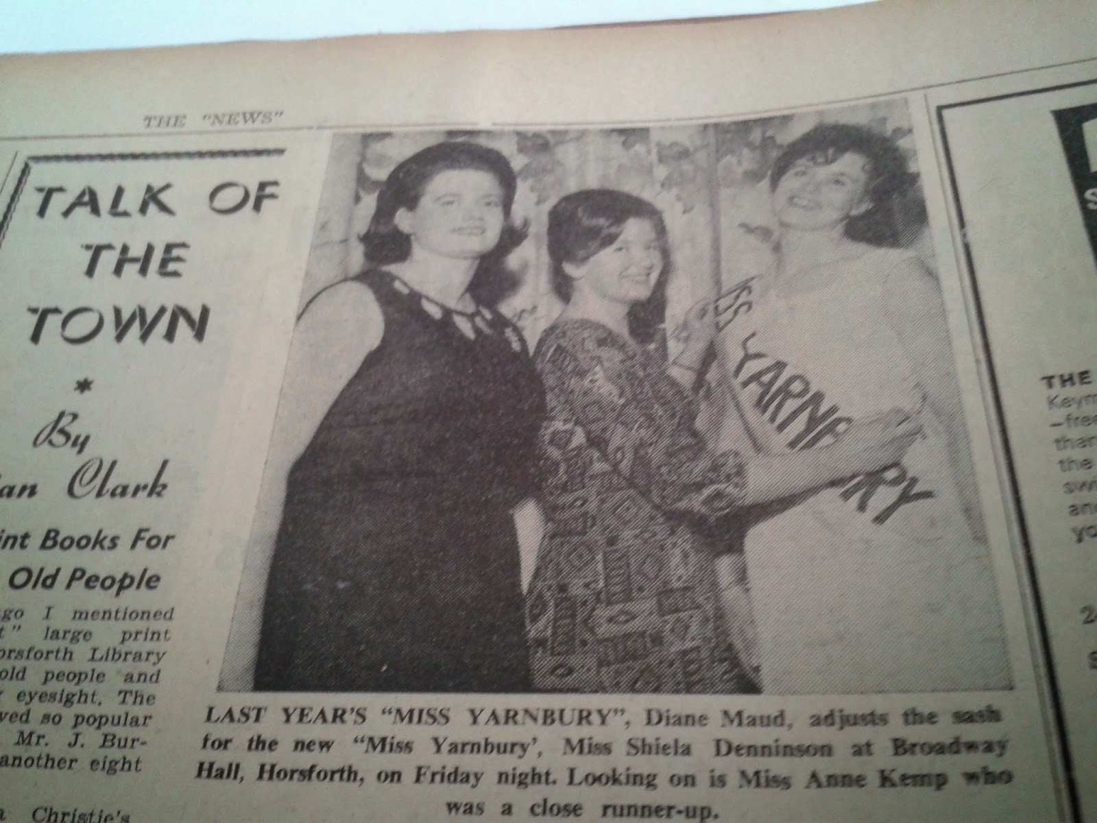 Horsforth Museum: Miss Yarnbury result and the team to the Isle of Man ...