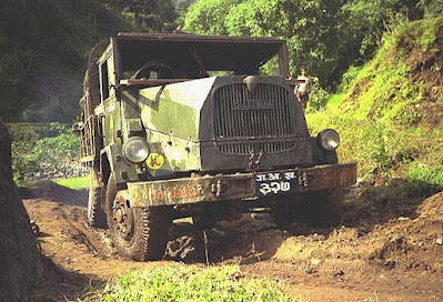 Three Vintage Vehicles of Indian Army - Shaktiman, Nissan 1Ton(4W73 ...