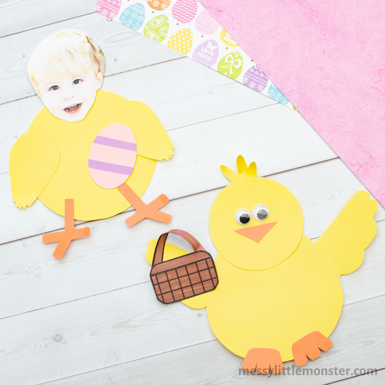 Mix and Match Paper Chick Craft (with template) - Messy Little Monster