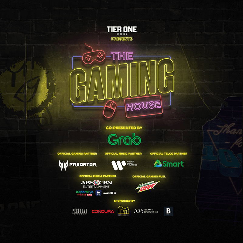 Tier One Entertainment's The Gaming House partners with ABS-CBN, Grab ...