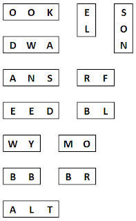 Sharpen Your Brain: Word Jigsaw No. 1