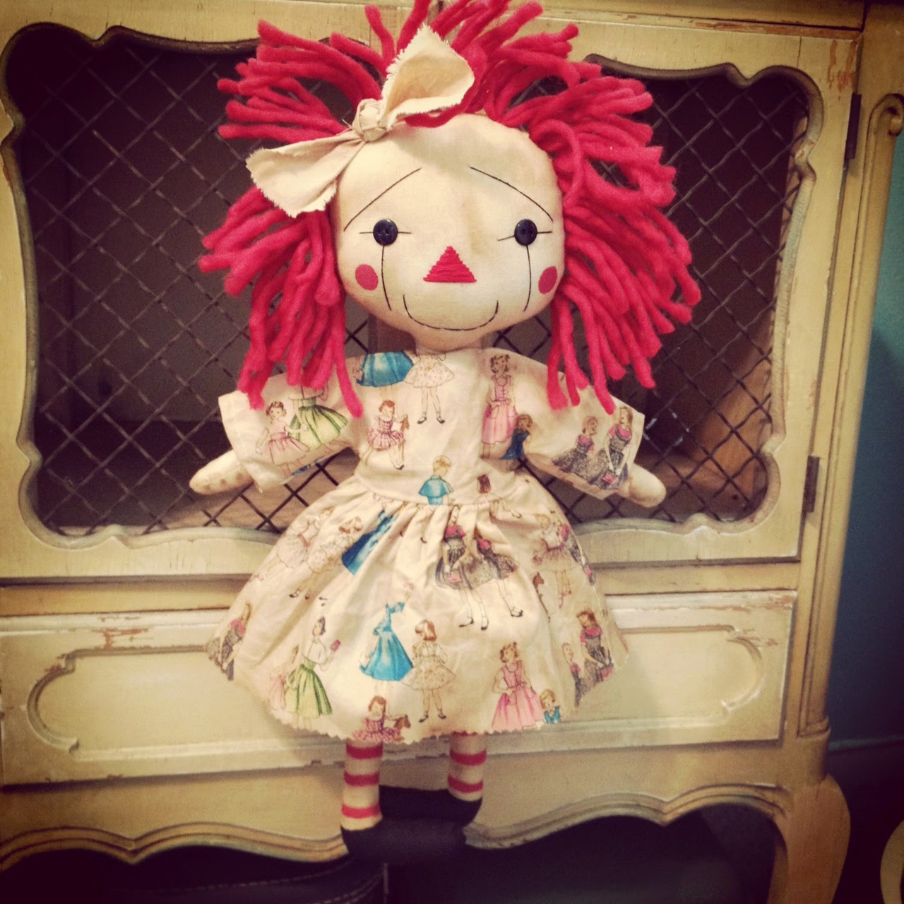 My handmade Raggedy Ann Dolls in Etsy | anniescupboards
