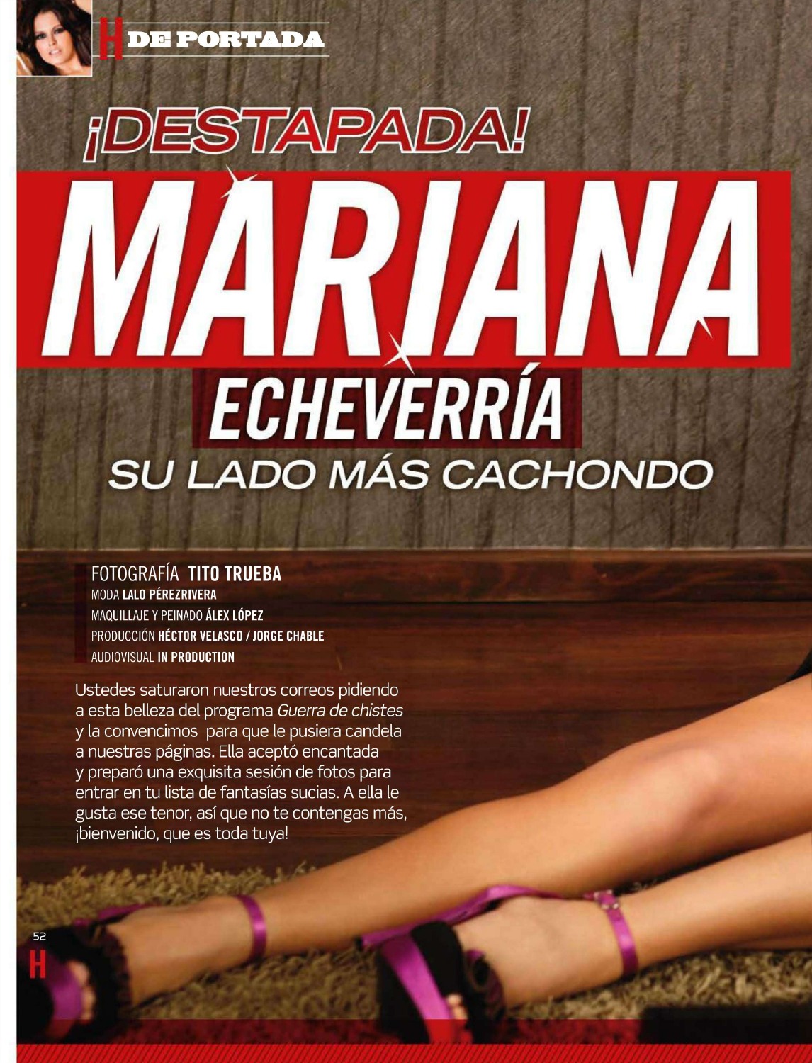 TANK: Mariana Echeverría en H para hombres... 1era parte TANK: Mariana Echeverría en H para hombres... 1era parte