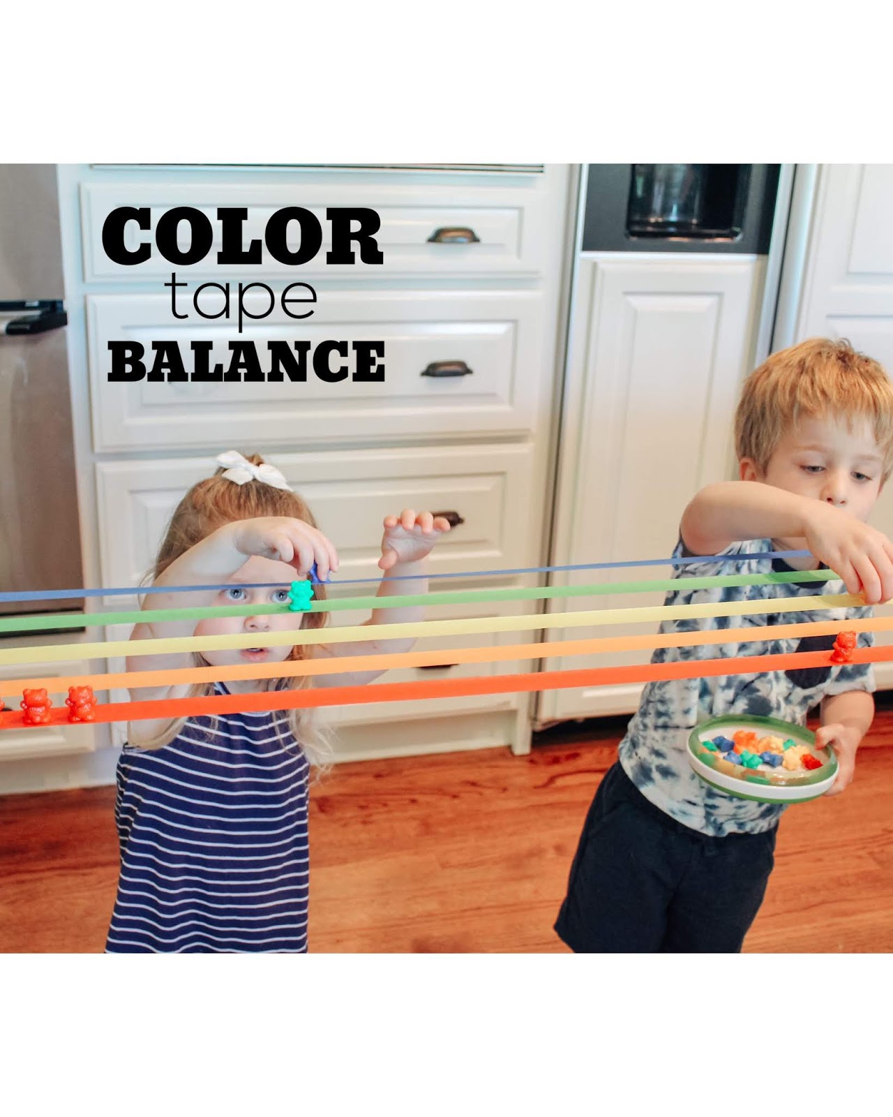color tape balance | Stay at Home Activity Mom