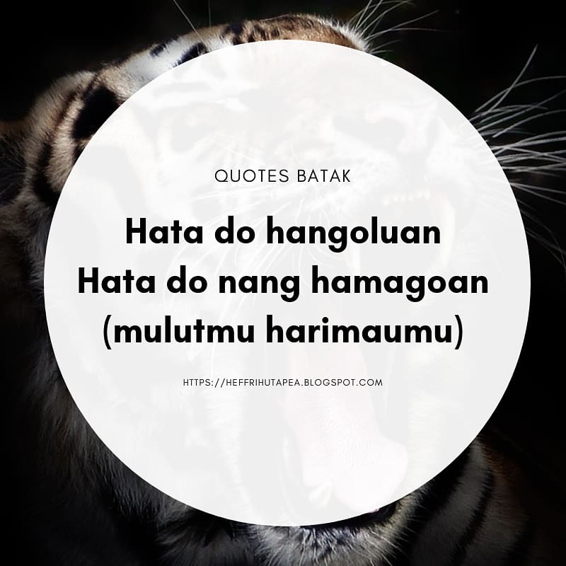 Kumpulan Quotes Bahasa Batak - Heffri Hutapea Blog