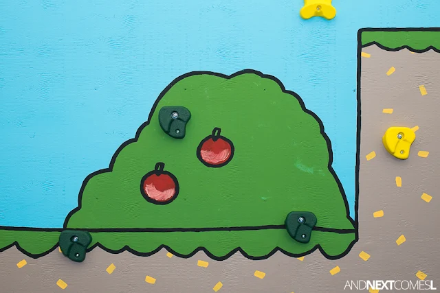 DIY Super Mario Themed Climbing Wall for Kids {How to Build a DIY ...