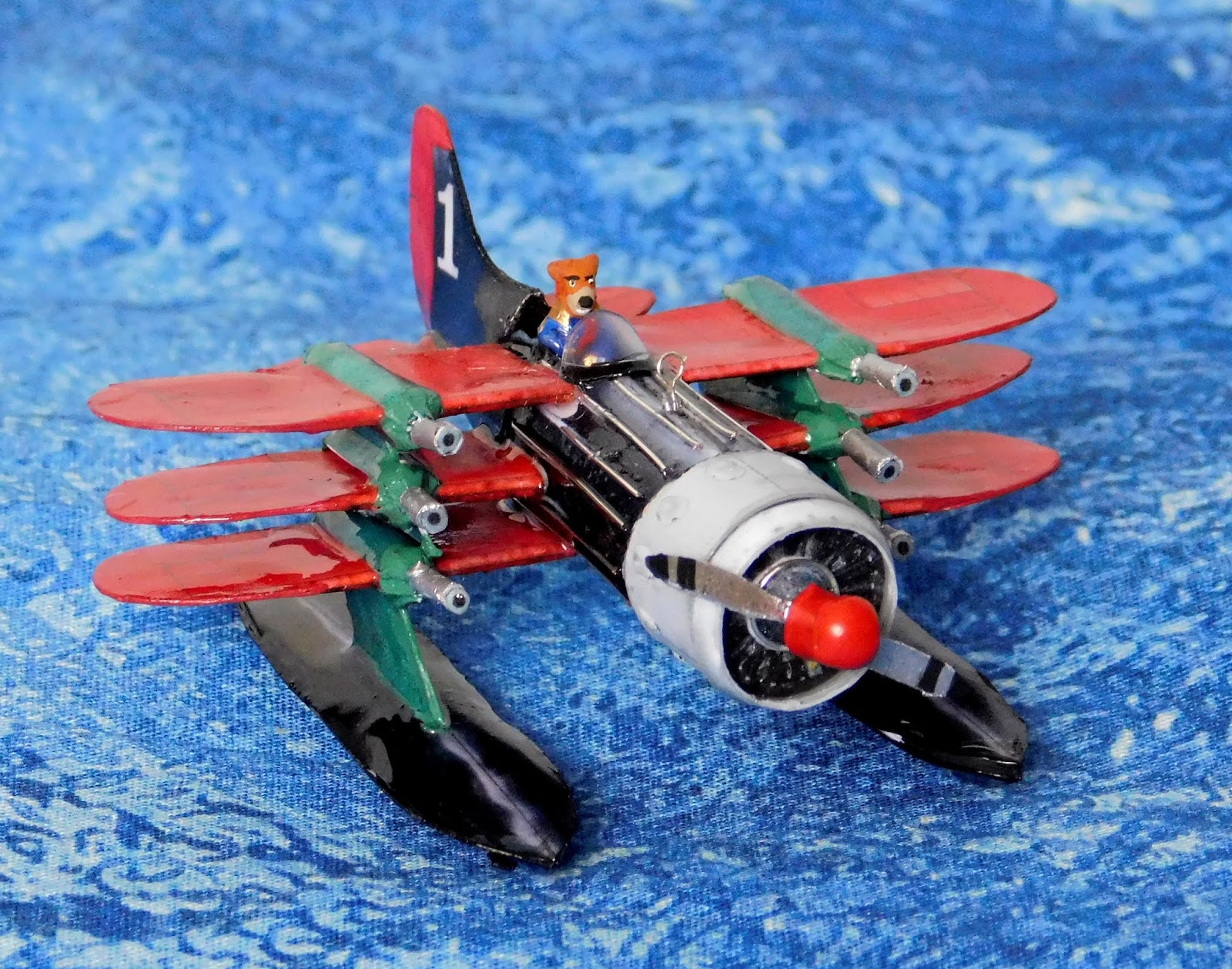 Happyscale-Modellbau: Tale Spin - Don Canailles Dreidecker - papermodel ...