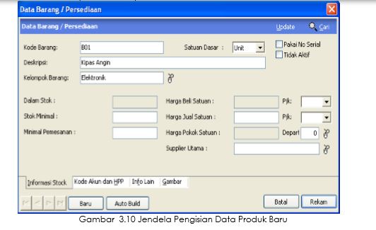 Membuat Data Produk - Our Akuntansi