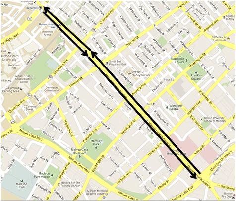 Calm Streets Boston: Existing Bicycle Lane Conditions on Massachusetts ...