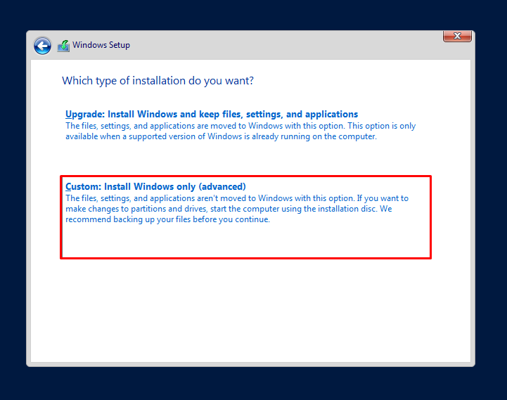 Instalasi Windows Server 2019 Via VirtualBox