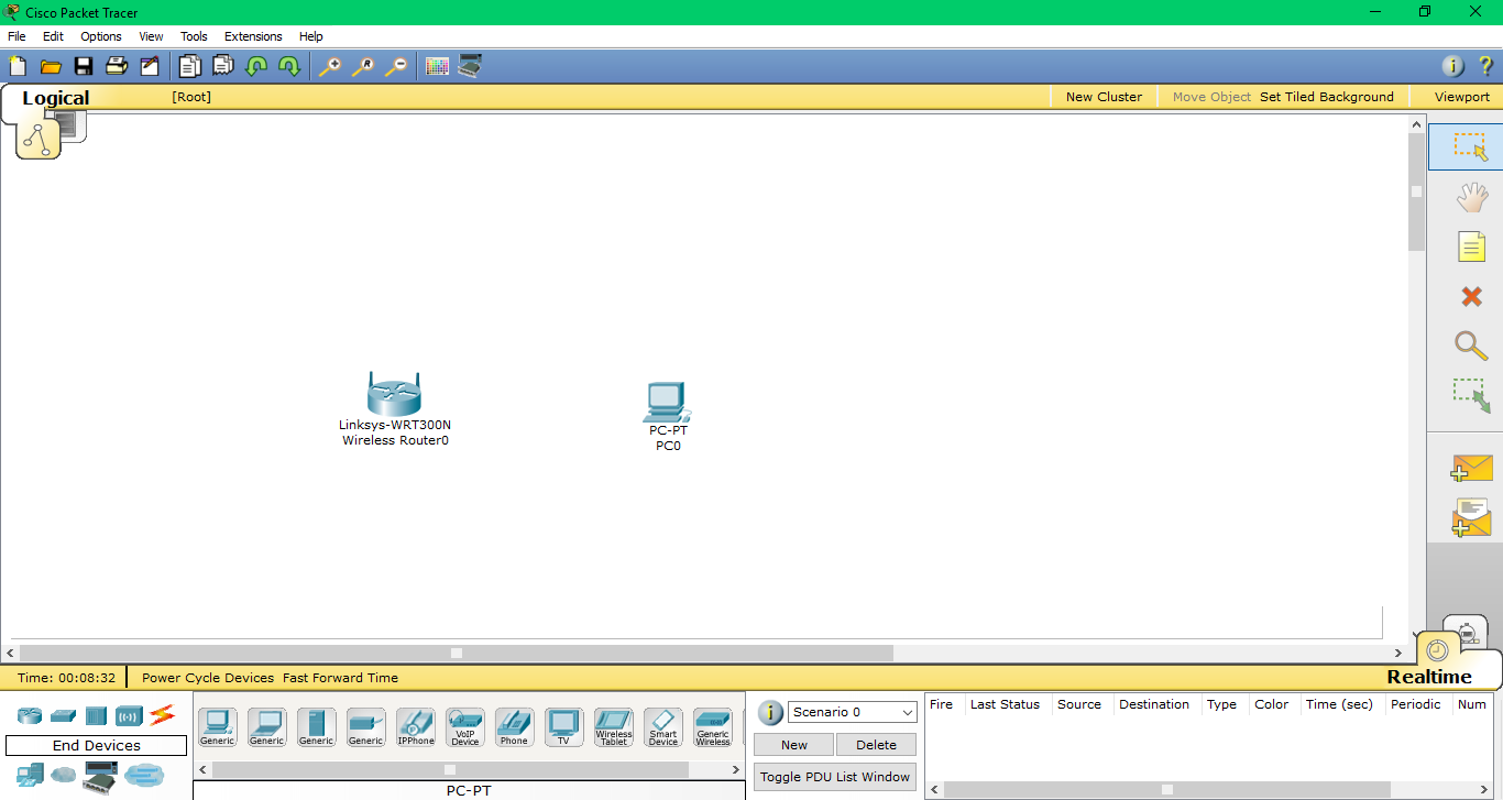 Belajar Program Simple: Konfigurasi Access Point pada Cisco Packet Tracer