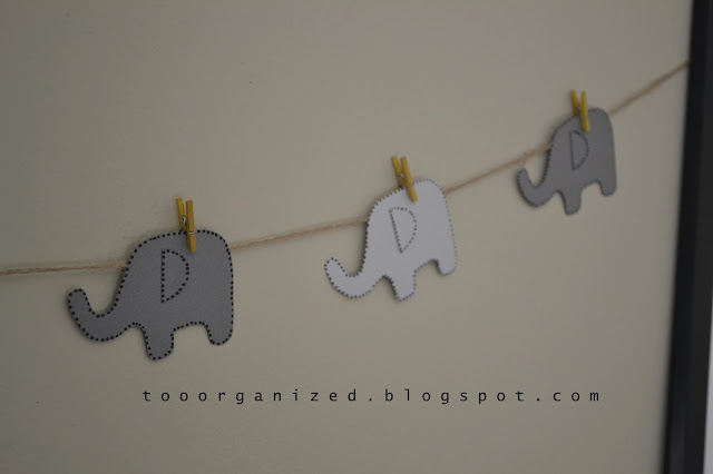 DIY ELEPHANT GARLAND | TOO ORGANIZED