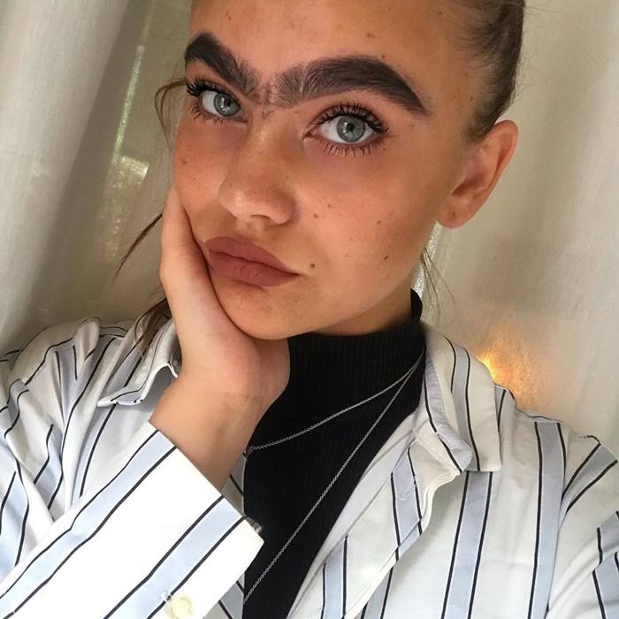 Chingum — Discover Curiosities: A Girl With Unusual Eyebrows Blew Up a ...