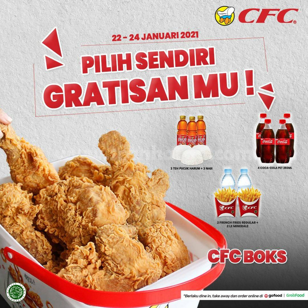 CFC Promo CFC BOKS PILIH SENDIRI GRATISANMU* - scanharga