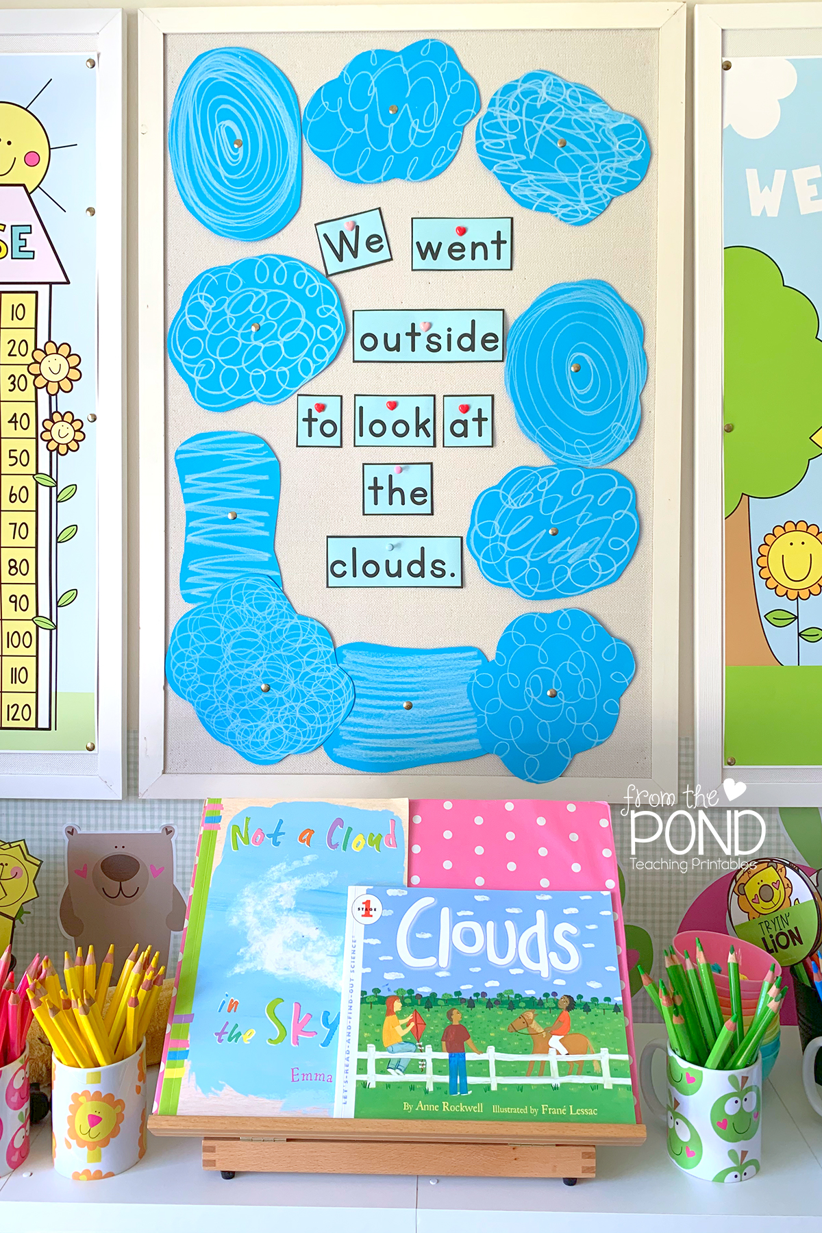 Cloud Art Project with Handwriting | From the Pond