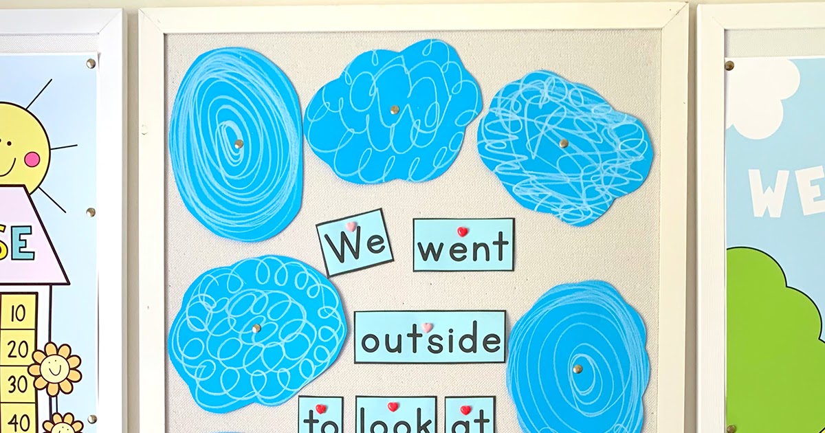 Cloud Art Project with Handwriting | From the Pond