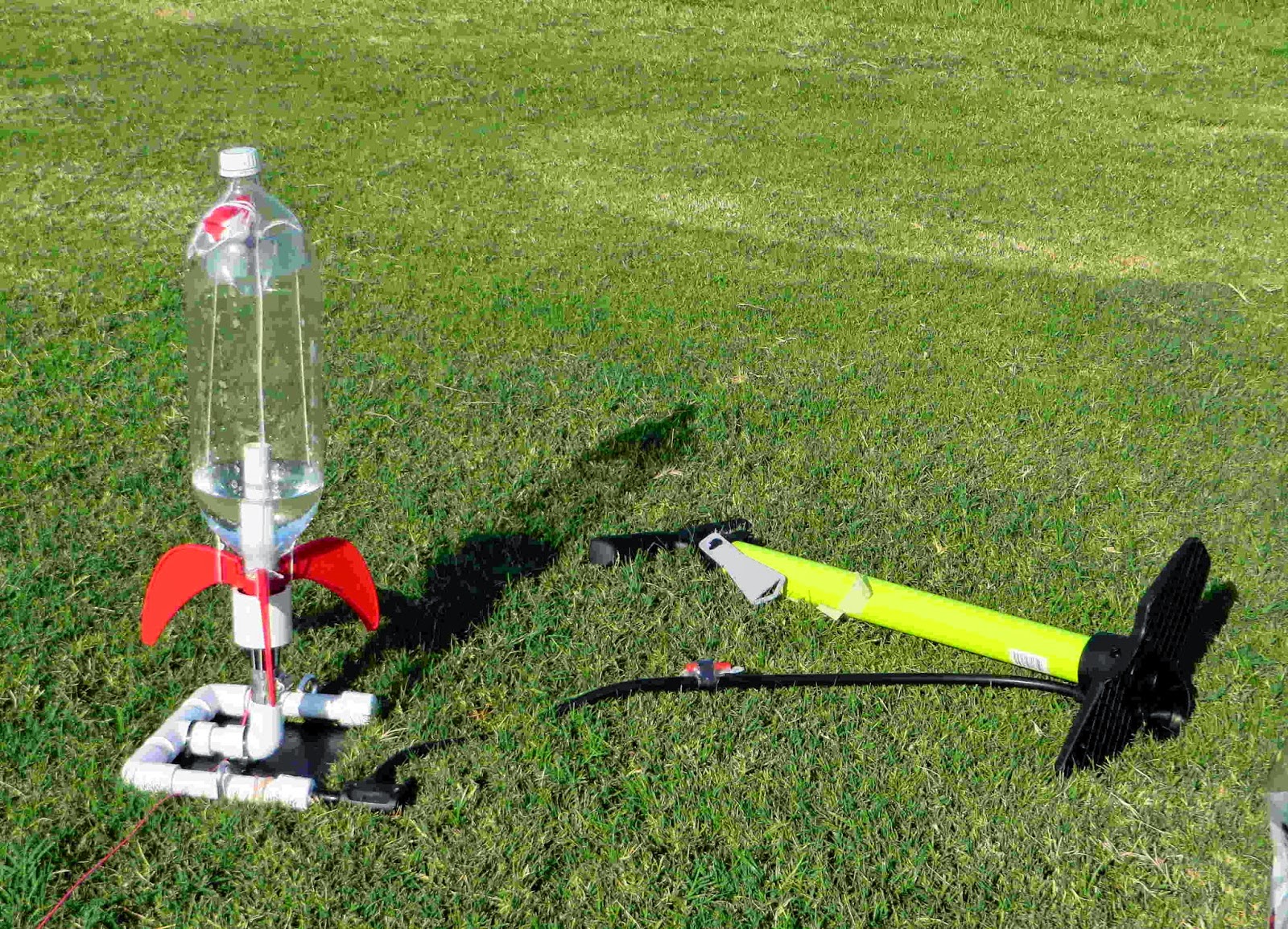Model Rocket Building: Water Rocket Launch, May 10, 2015