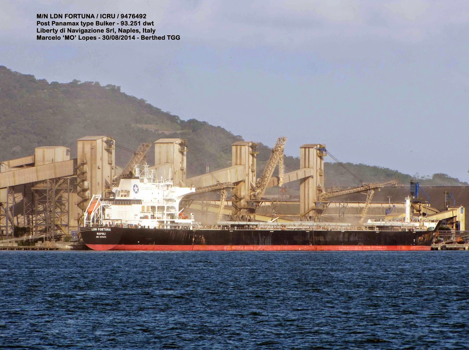 Santos Shiplovers: M/N LDN Fortuna / ICRU - Post Panamax type bulker em ...