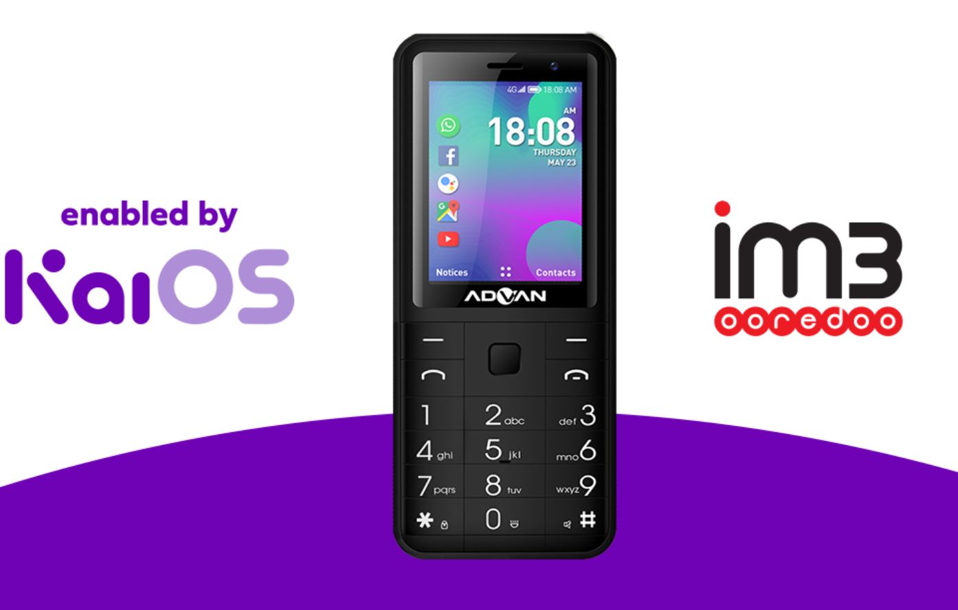 Advan Smart Feature Phone 2406, Hape Online 4G dengan KaiOS - Laptophia