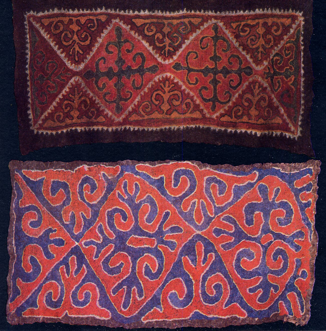 FolkCostume&Embroidery: Ala Ki’iz and Shyrdak, Felts of the Kirghiz ...