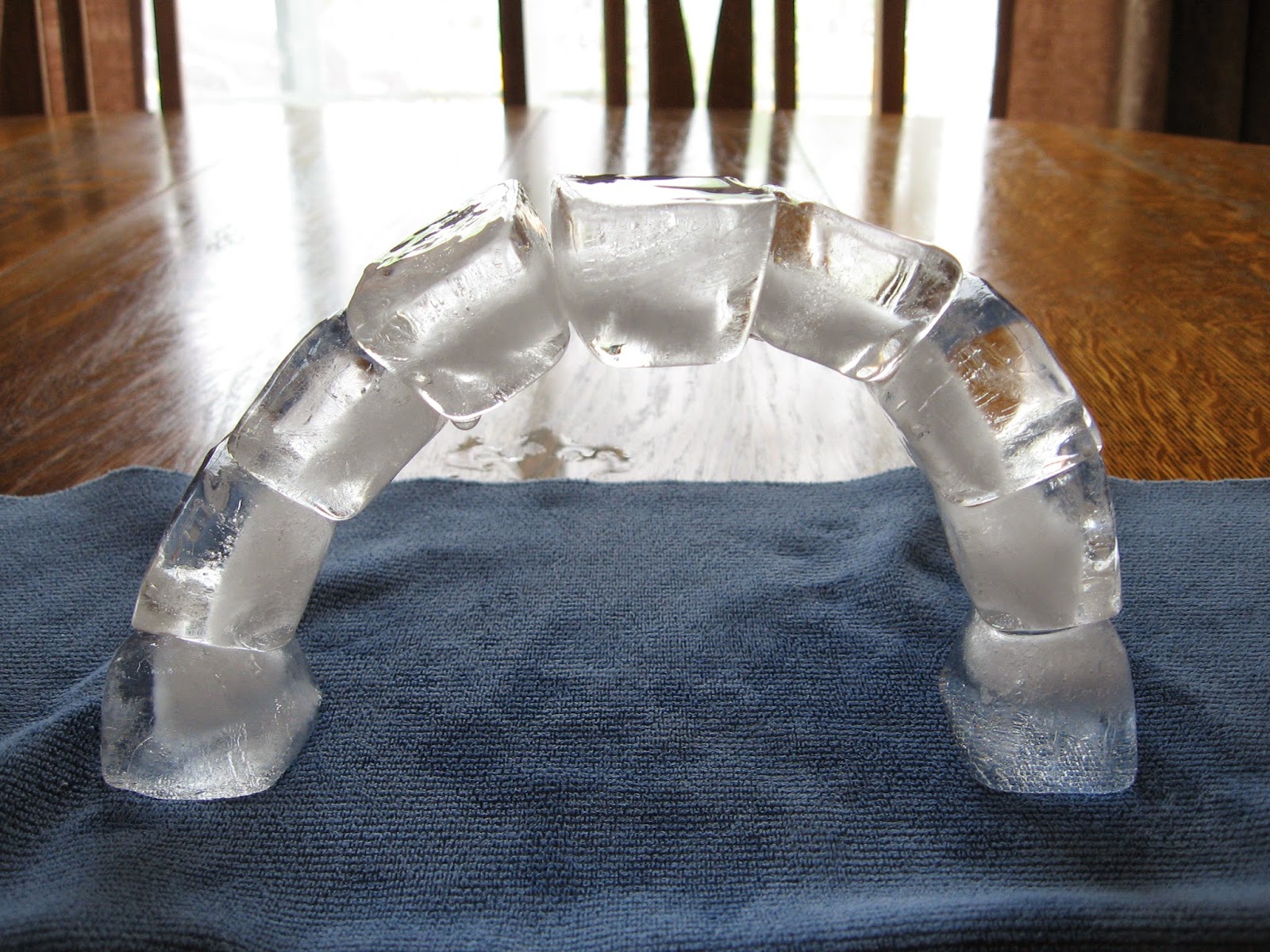 Almost Unschoolers: Ice Cube Roman Arch