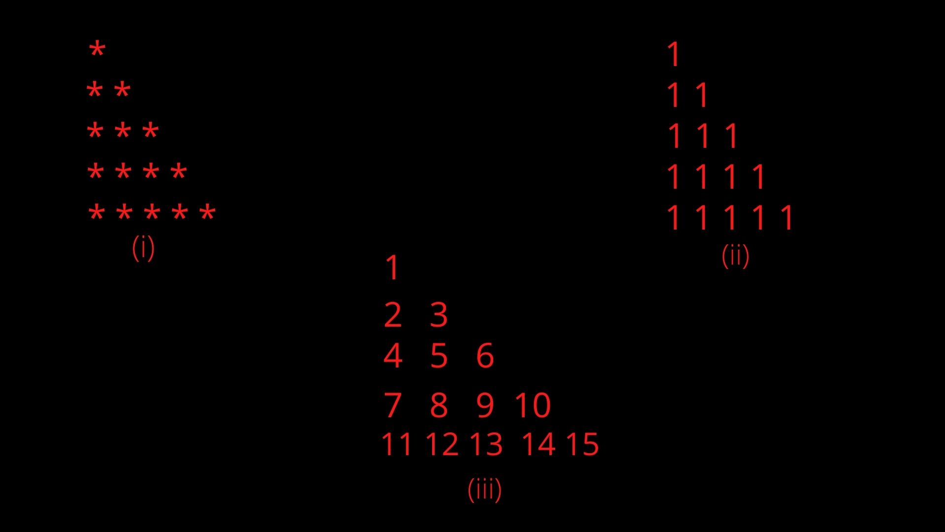 C++ program to print Half Pyramid Pattern - Basic C++ Programs.