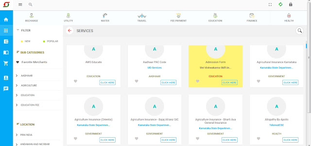 CSC All Services List 2020 - All Services of CSC - New Update