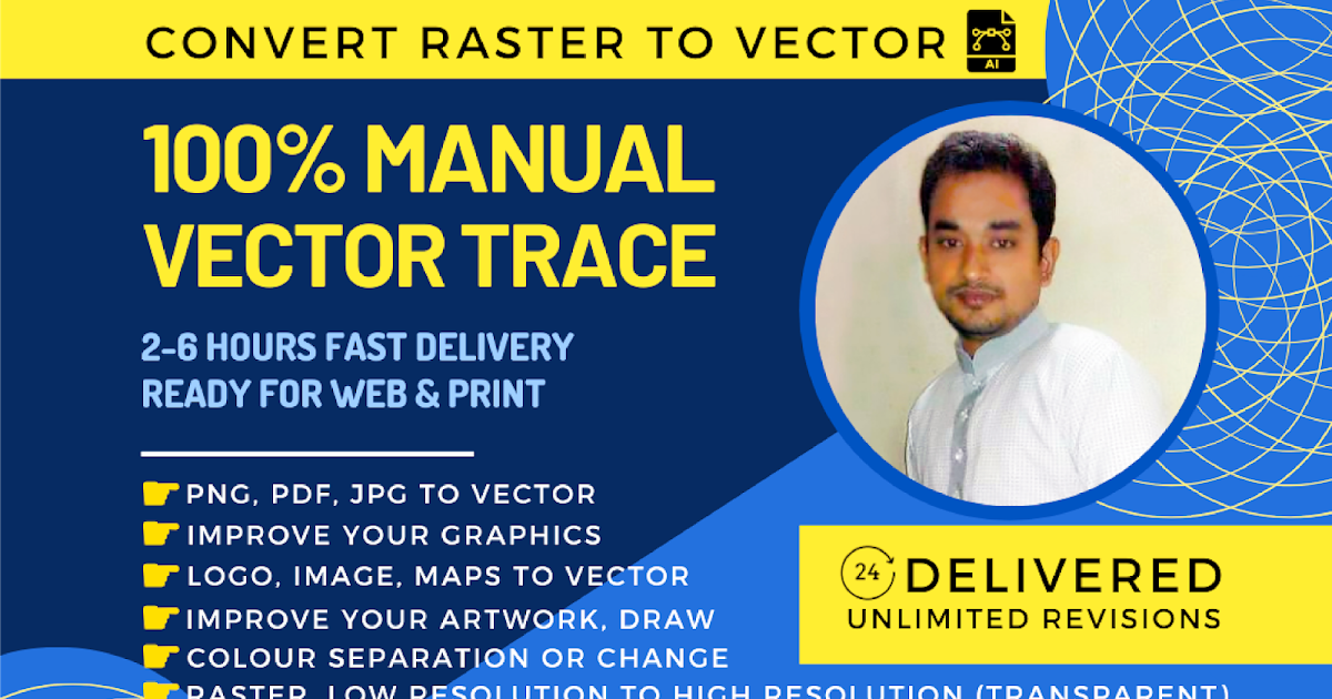 Raster to Vector Conversion - GRAPHIC SERVICE24