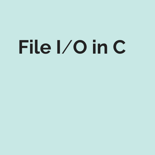 How To Input And Output A File In C Fprintf And Fscanf In C Programming Beginner To