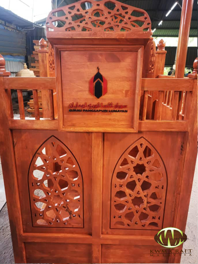 Kayu Warisan Malaysia: Tempahan Mimbar Surau Pangsapuri Lumayan Bandar ...