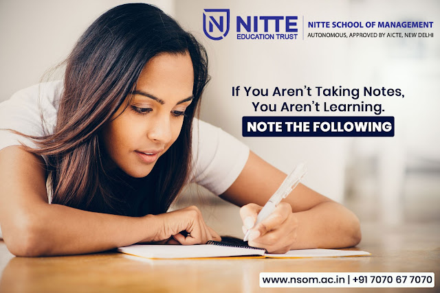 Taking down notes? Note the following…