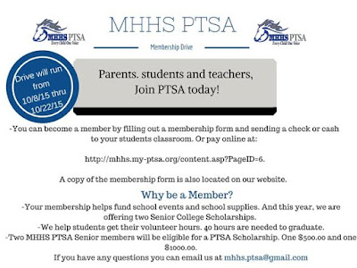 The MHHS Mustang Messenger: MHHS PTSA Membership Drive