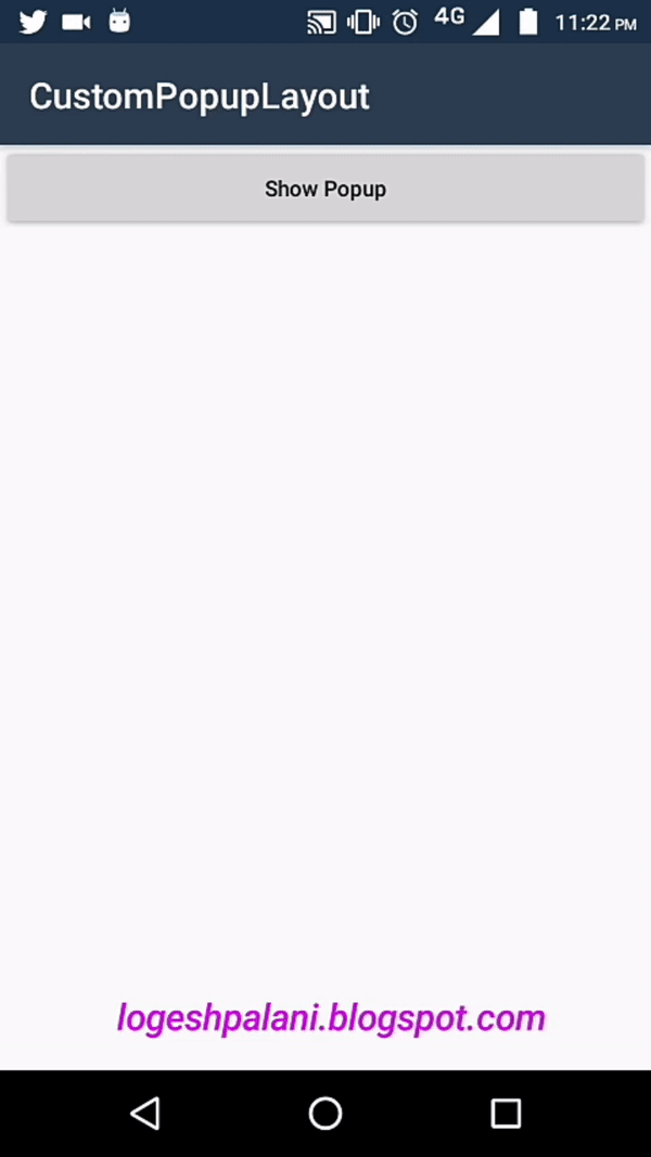 Custom Popup Dialog in Xamarin Android Custom Popup Dialog in Xamarin Android