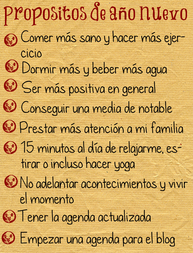 El arte de las cosas nimias: Propósitos de año nuevo, felicitación del ...