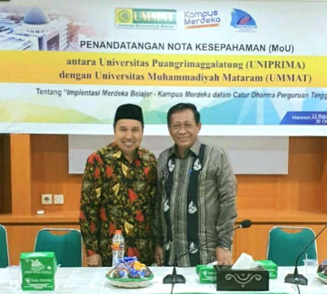 UMMAT-UNIPRIMA Teken MoU Perluas Cakupan Kampus Merdeka - Post Kota NTB