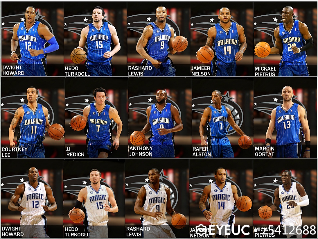 Orlando Magic 08-09 Season Full Body Photos By z5412688 [FOR 2K20]