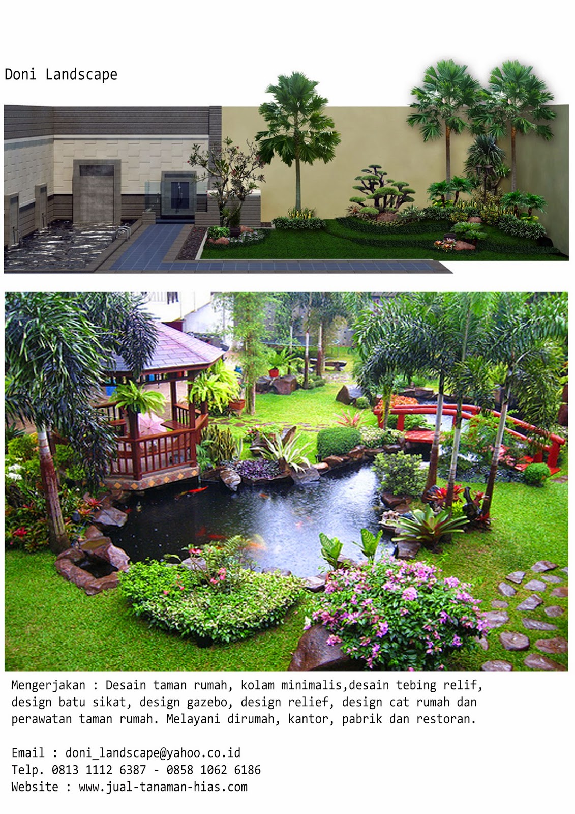 Cara Menata Taman Rumah dengan baik dan teratur | Jasa tukang taman ...