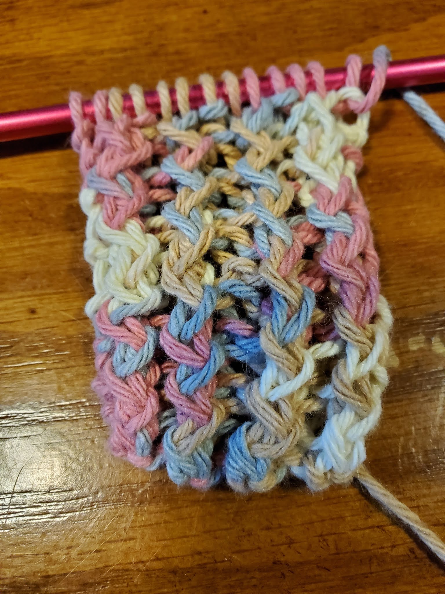 Zig Zag Ribbed Pattern Stitch
