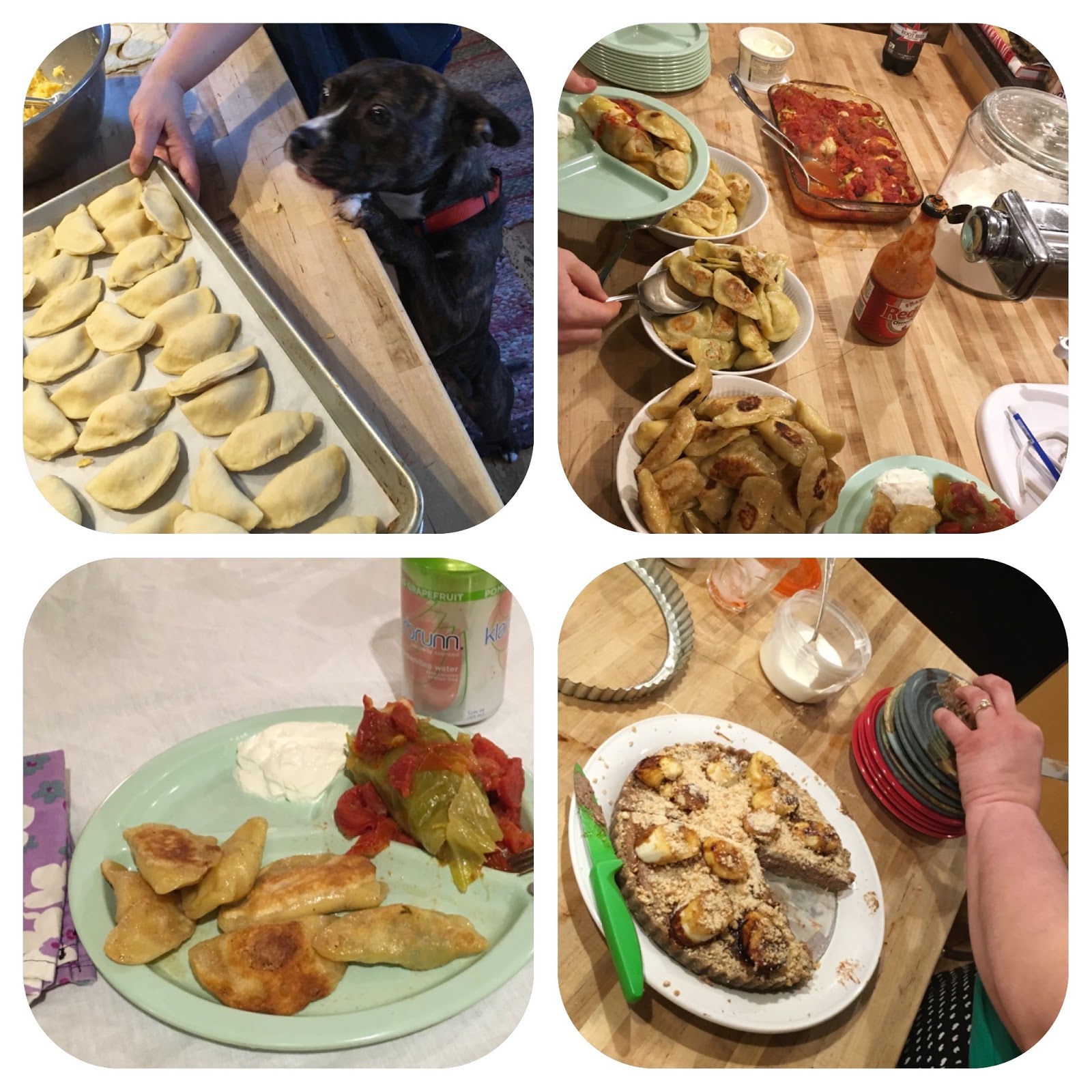 The Muffin Queen's Closet: Pierogi Making Birthday Celebration