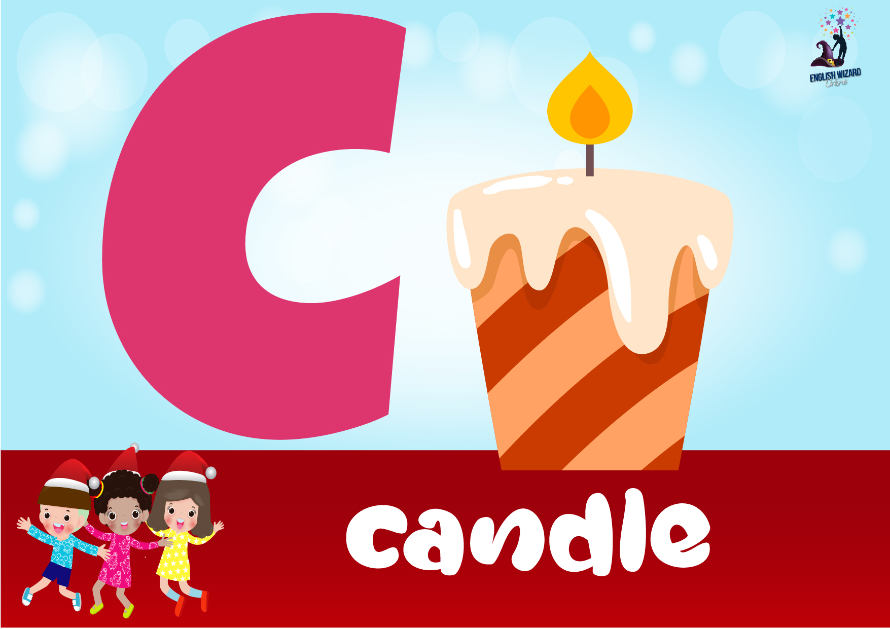 English Wizard Online: ABC Christmas Video, Worksheets, Flashcards ...