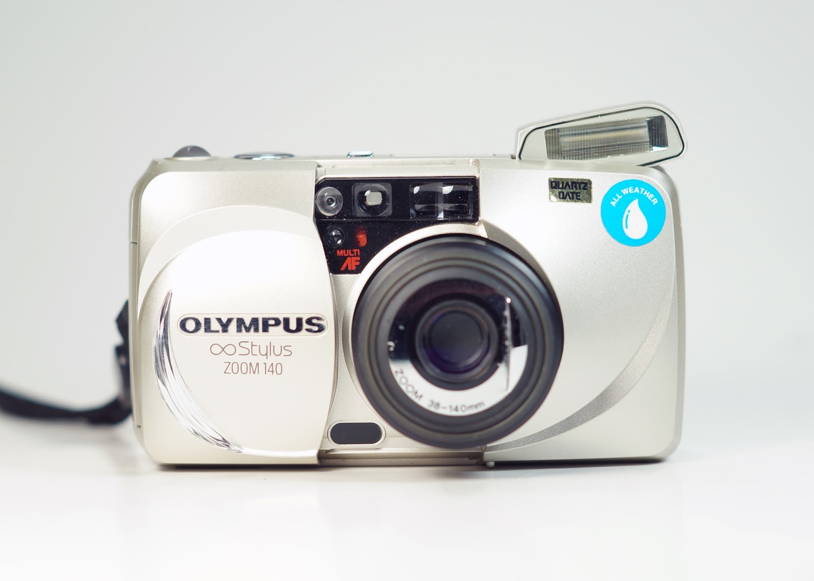 Olympus Infinity Stylus Zoom 140 All Weather Film Camera 38-140mm Lens ...