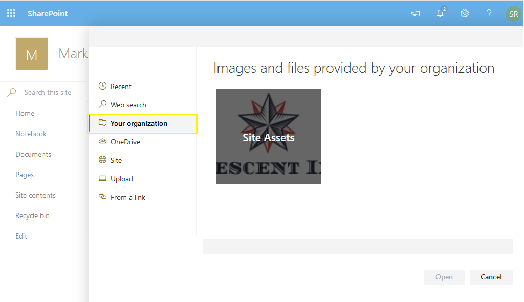 SharePoint Online: How to Create Organization Assets Library ...