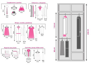 Dimensions standard de garde-robe - Un site dédié à la conception plan ...