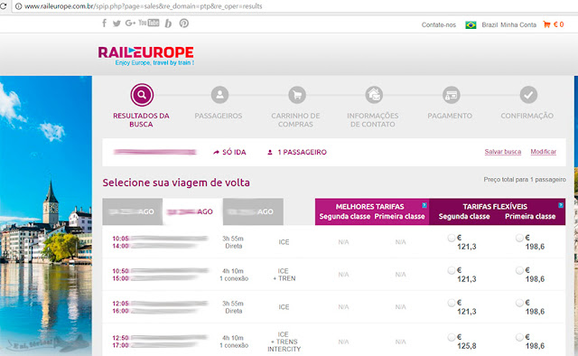 Comprando passagem de trem para Alemanha - E aí, férias!