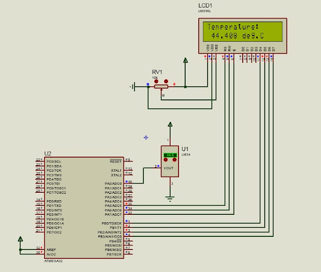 Interrupt Based Temperature Reading And Display With Atmega32 Ee Diary