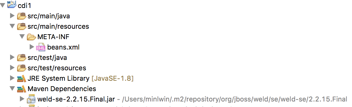 Myanmar Java User: To Be Enable CDI in Your Project